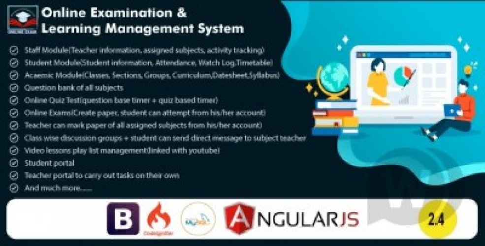 Online Exam and Learning Management System Script - Ready Made Script ...