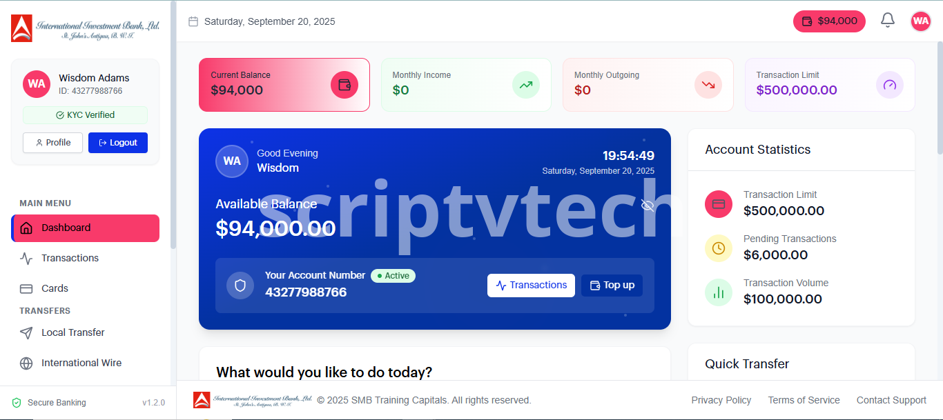 BankPro - Laravel Online Banking Script - Ready Made Script & Software loved by 9,460000+ Across ...
